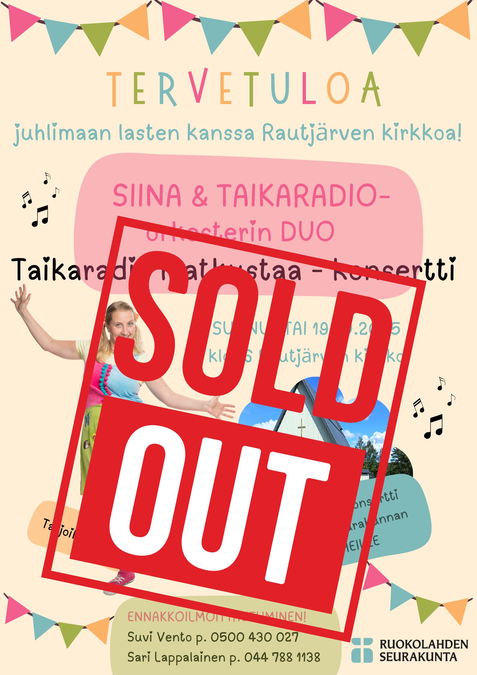 Siina ja Taikaradio -lastenkonsertti - Ruokolahden seurakunta